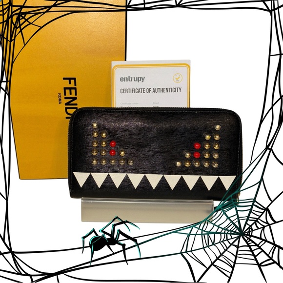 Fendi | Bags | Fendi Ltd Ed Monster Wallet Full Inclusion Wcoa | Poshmark
